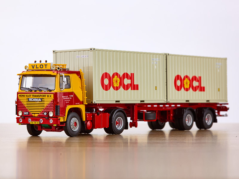 Scania 1 Series 4x2 Container Trailer Classic / 2x20 FT Container / 2 ...