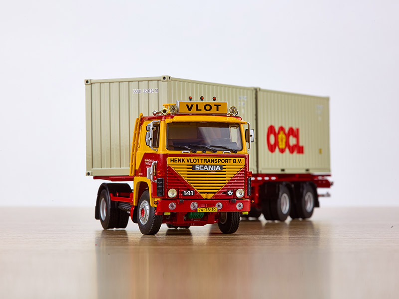 Scania 1 Series 4x2 Container Trailer Classic / 2x20 FT Container / 2 ...