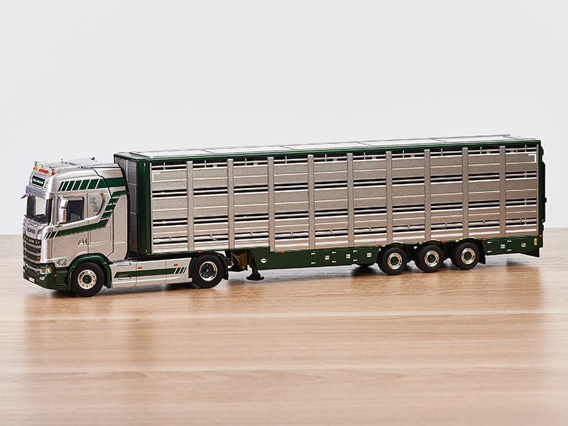 Scania S Highline CS20H 4X2 Llivestock Trailer / 3 Axle - MiniCarWorld