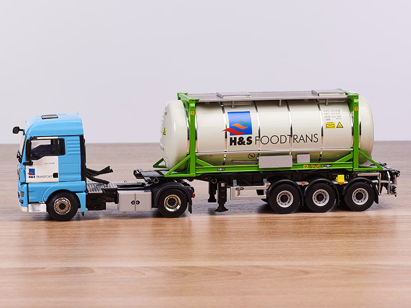 MAN TGX XLX Euro 6 Container Trailer / 3 Axle / 20 FT Tank Container ...