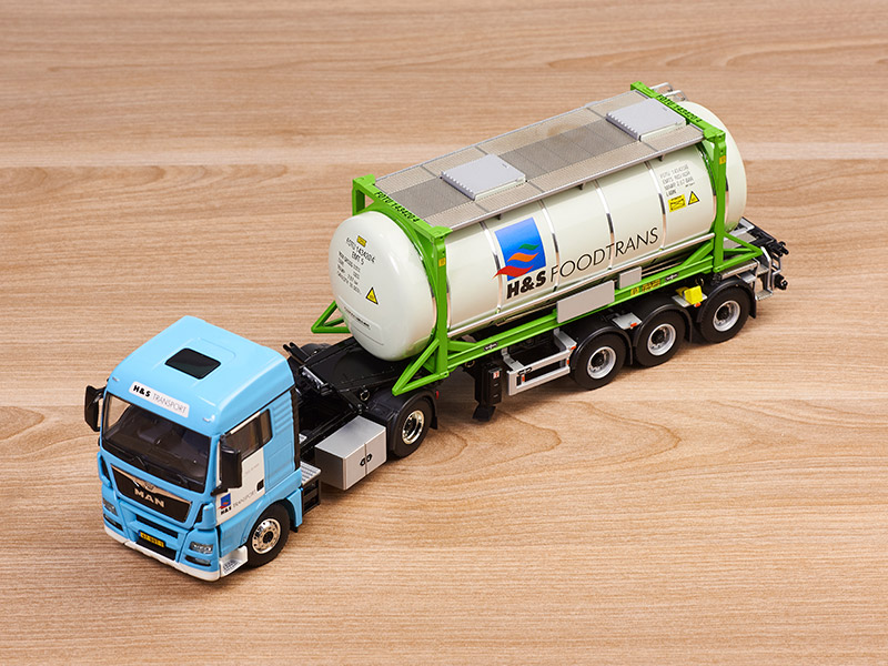 MAN TGX XLX Euro 6 Container Trailer / 3 Axle / 20 FT Tank Container ...