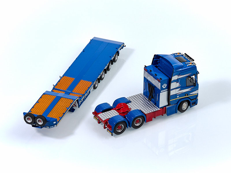 Scania R Highline | CR20h 6x4 Semi Low Loader - 4 Axle - MiniCarWorld